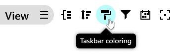 Taskbar Coloring in Views – Help Center